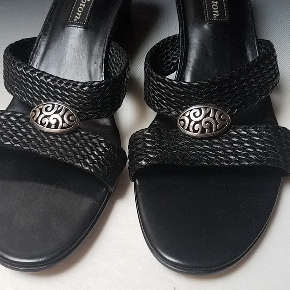 Brighton | Shoes | Brighton 2 Braided Strap Leather Sandals 95n | Poshmark